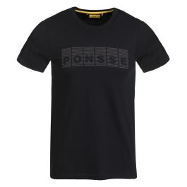 Ponsse black puff t-shirt | Ponsseshop.com