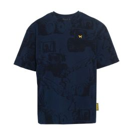 Ponsse x Finsket t-shirt, navy | Ponsseshop.com
