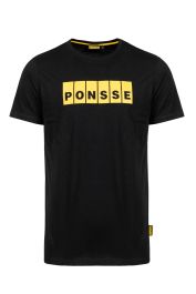 Ponsse Collection Basic t-shirt, black | Ponsseshop.com