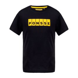 Ponsse Collection Kids' basic t-shirt, black | Ponsseshop.com